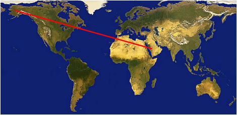 Mecca On A World Map - Map